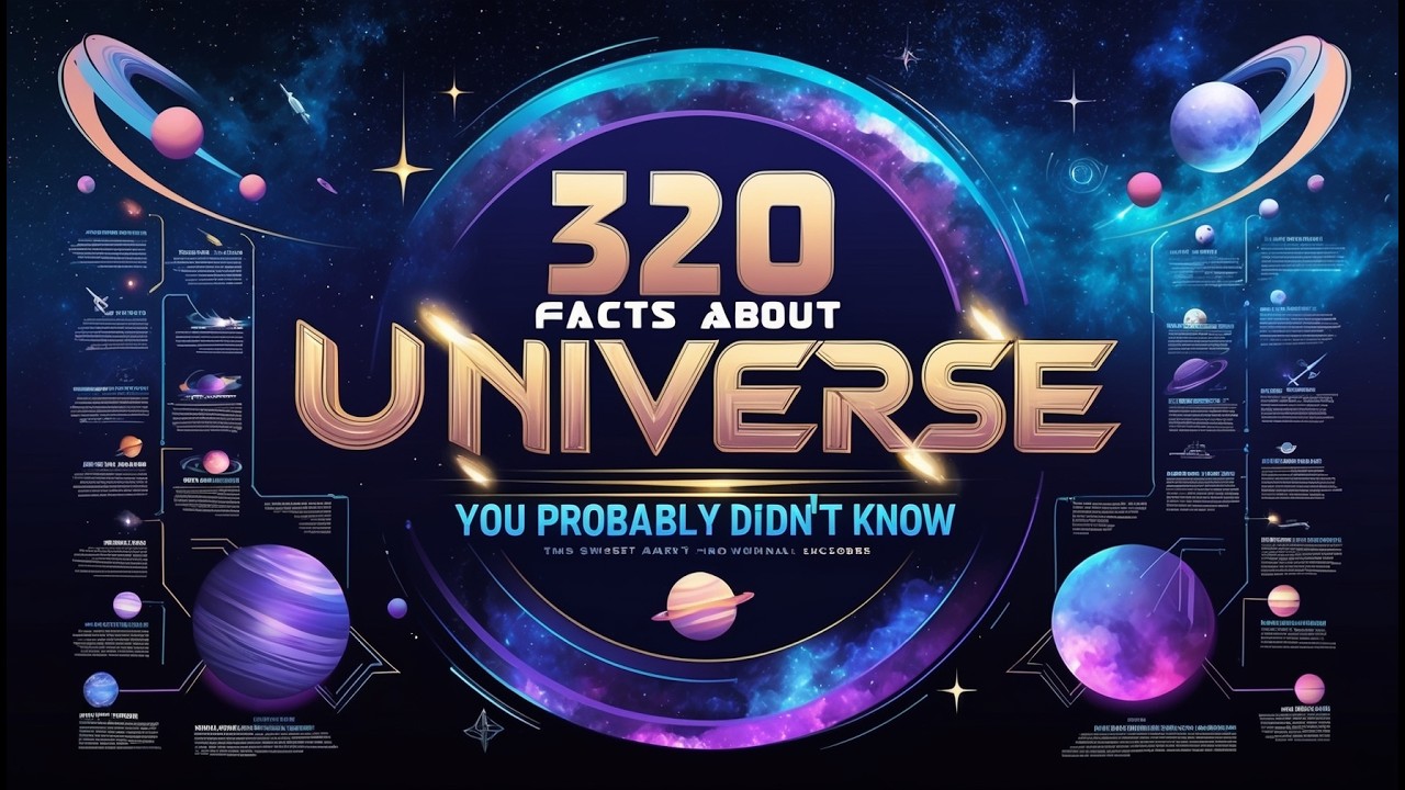 320 FACTS ABOUT UNIVERSE YOU PROBABLY DIDN'T KNOW - YouTube