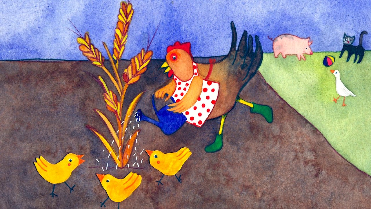 Los Personajes De La Gallinita Roja