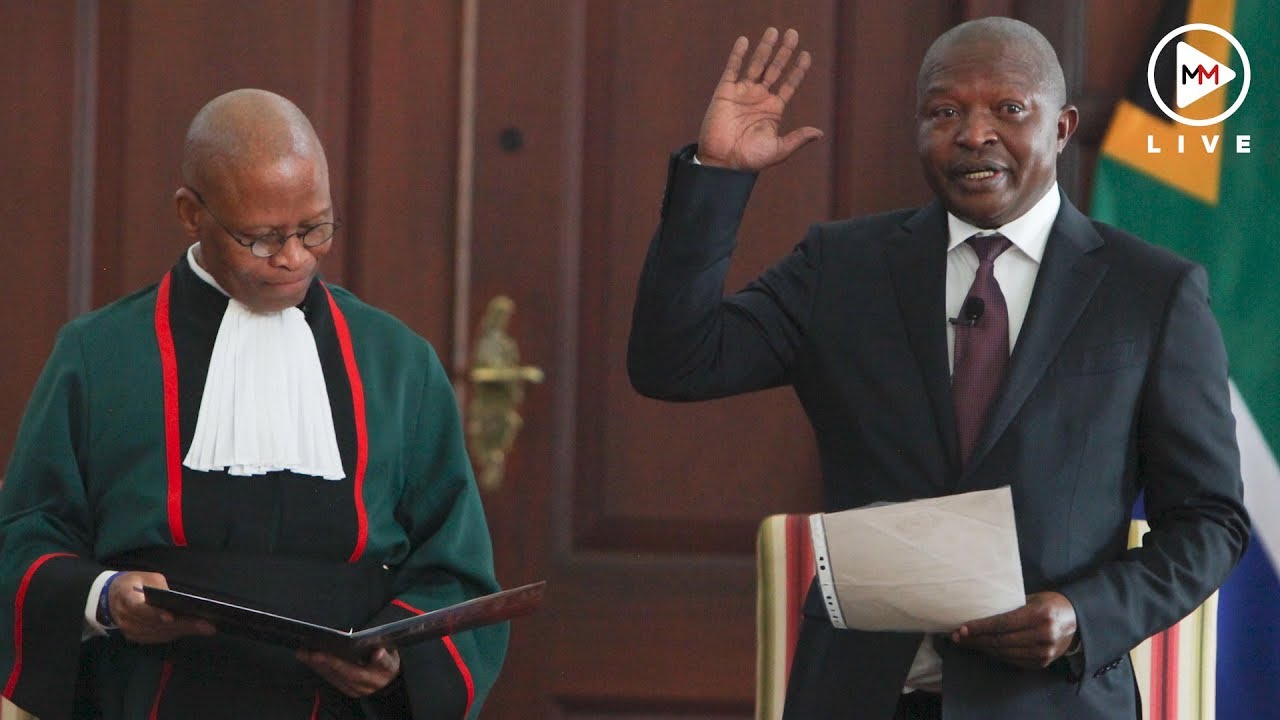 It's official: David Mabuza is sworn in as MP - YouTube