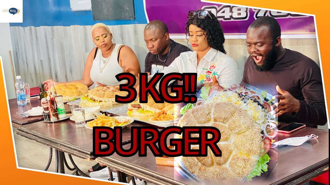 3KG MONSTER BURGER CHALLENGE! - YouTube