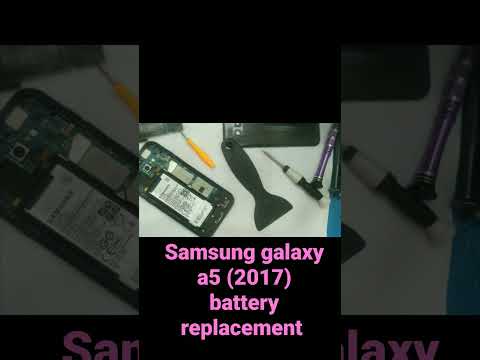 Samsung galaxy a5 (2017) battery replacement - YouTube