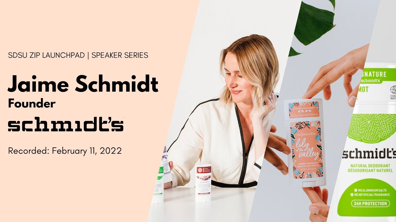 ZIP Launchpad Speaker Series: Jaime Schmidt - Founder of Schmidt's ...