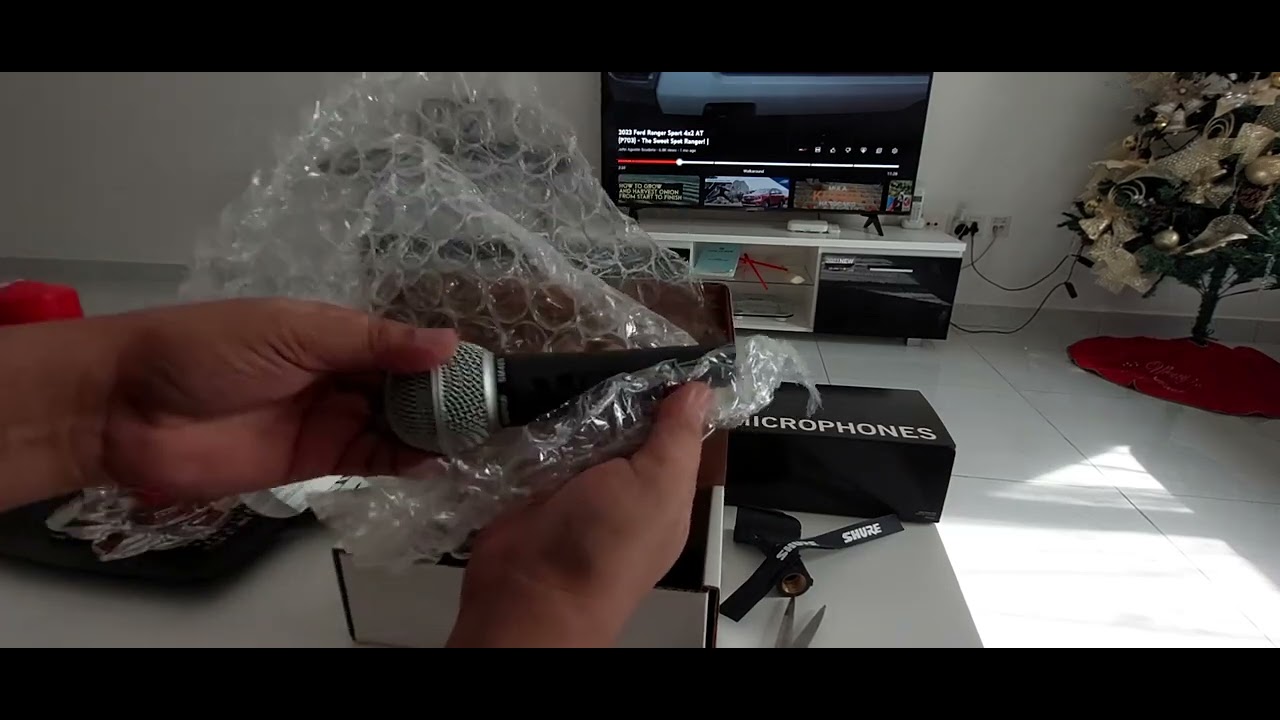 Unboxing of Shure Microphone SM48S LC & Comparison of Weymic WM58 - YouTube