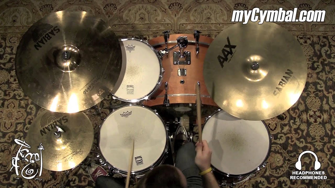 Used Sabian 20" AAX Stage Ride Cymbal - 2558g (U22012X-1081715L) - YouTube