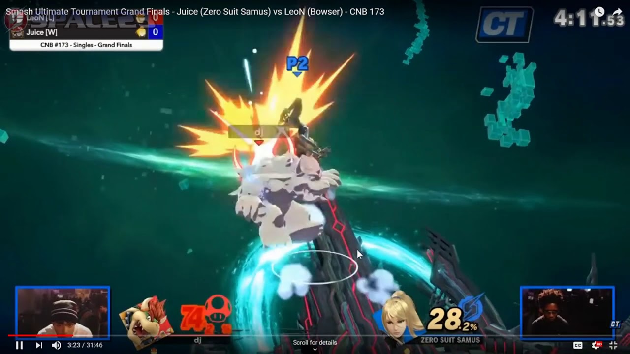 The Check Up #01: Juice (ZSS) vs. Leon (Bowser) CNB 173 Grand Finals ...