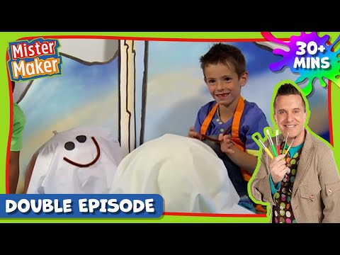 Mister Maker Comes To Town 🎨 Season 2, Episode 3-4 | DOUBLE FULL EPISODE - Arts & Crafts