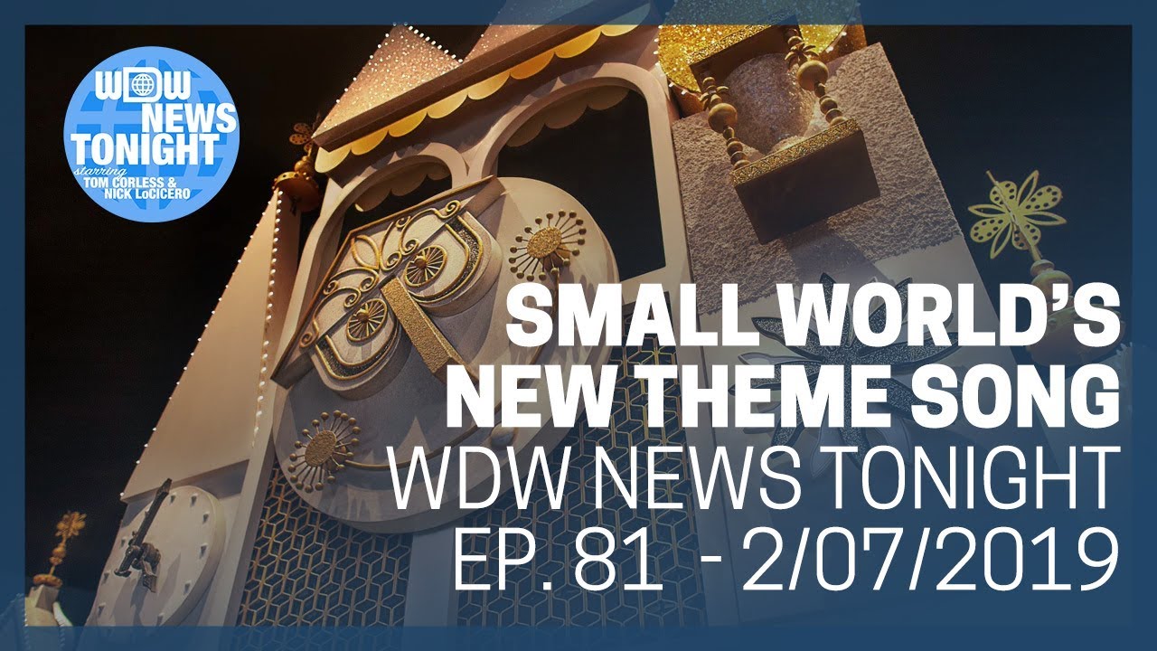 It's a Small World's New Theme Song - WDW News Tonight - YouTube