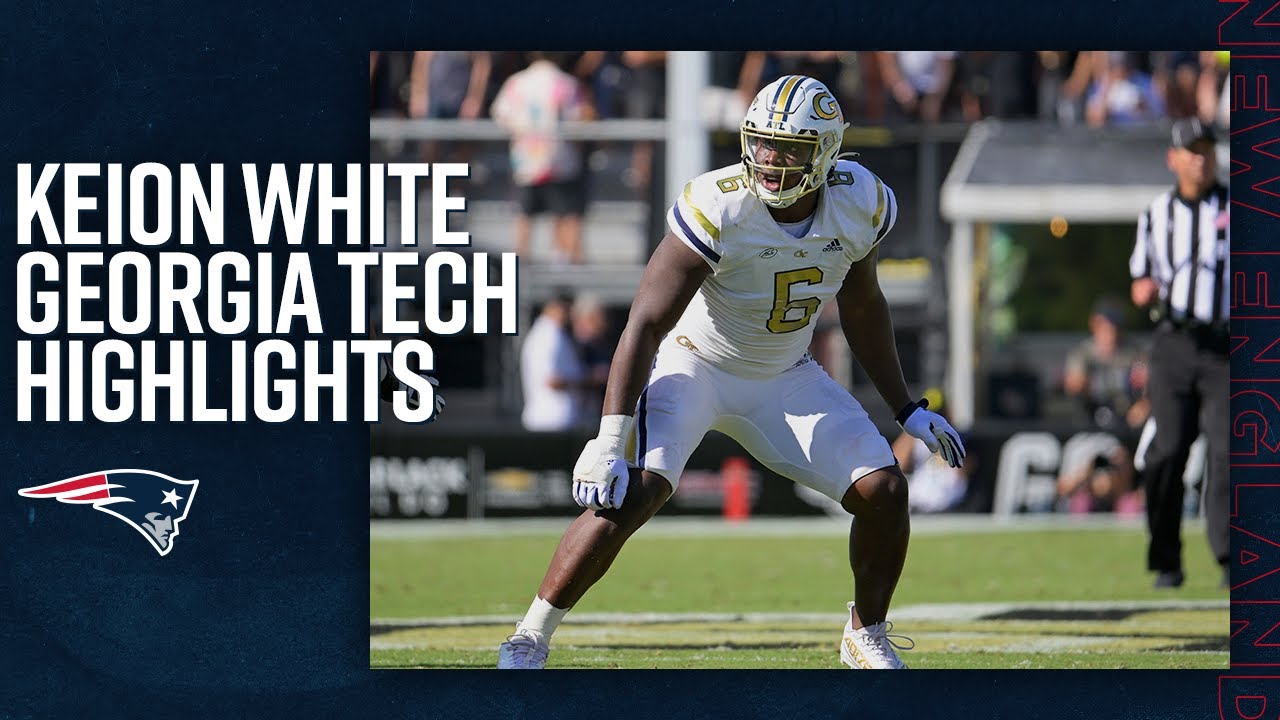 Keion White College Highlights, Georgia Tech, DE | New England Patriots ...