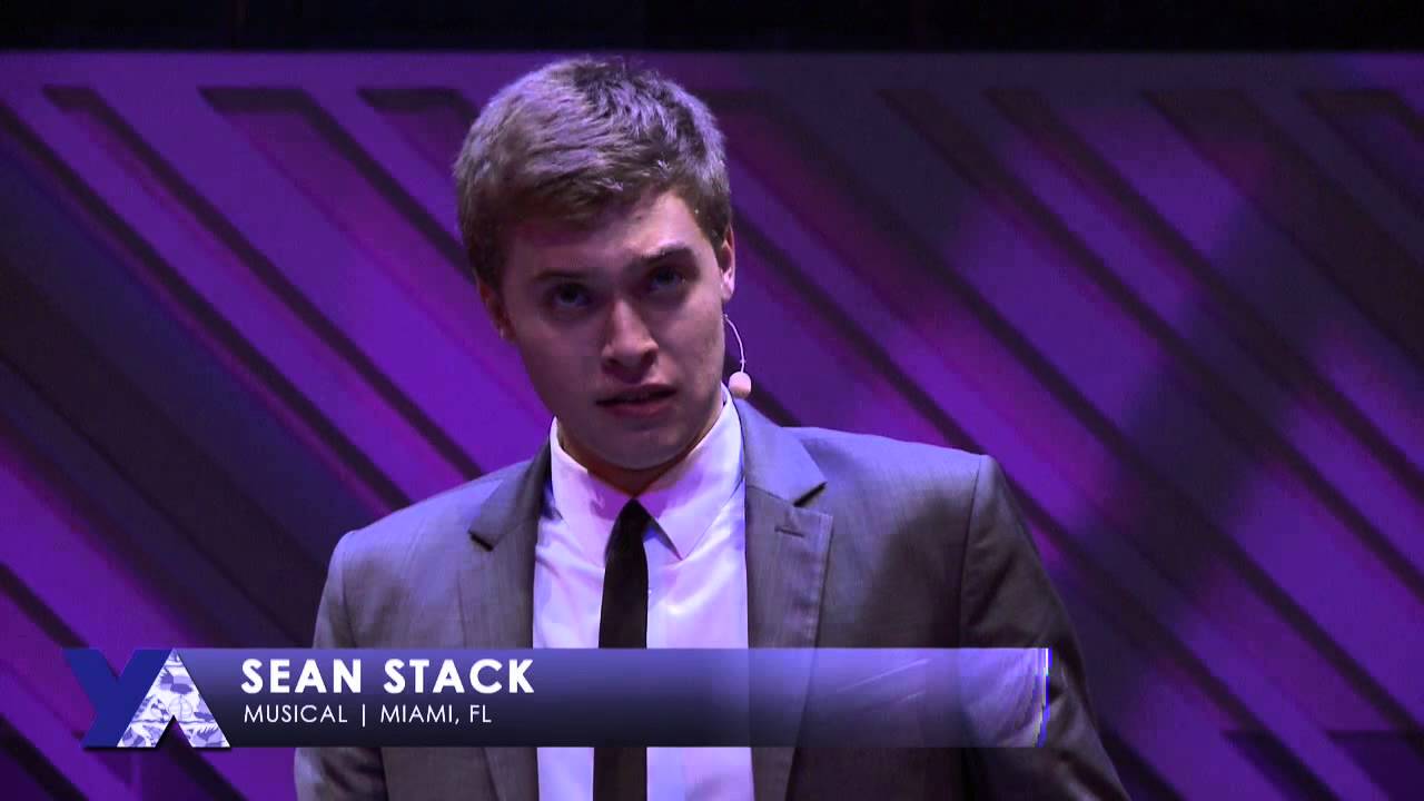 Sean Stack | Musical Theater | 2015 National YoungArts Week - YouTube
