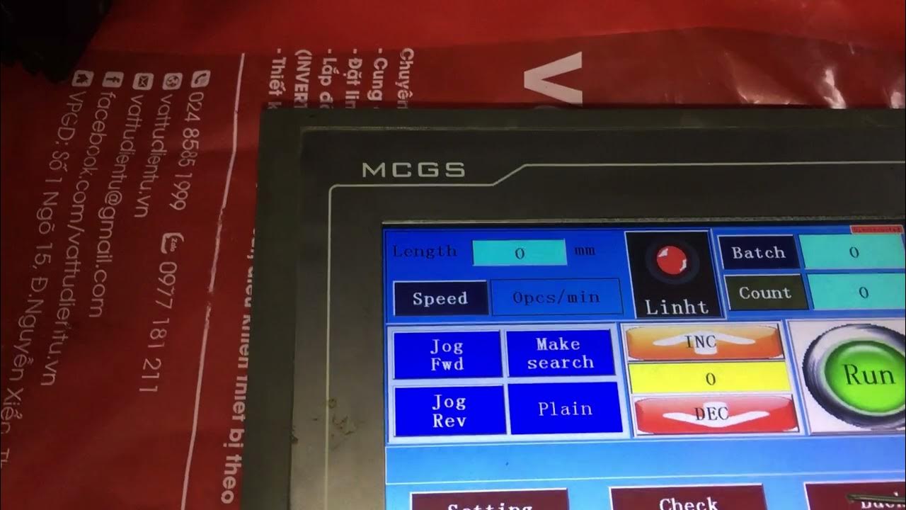 SỬA Màn hình cảm ứng HMI mcgsTpc Model: TPC7062KT(TD) Serial: 4378 Lỗi không nhận cảm ứng - YouTube