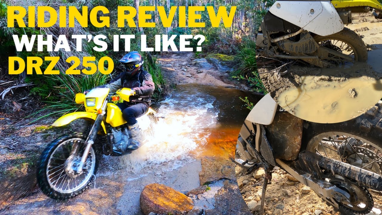 SUZUKI DRZ 250 Performance Test ON/OFF ROAD REVIEW - YouTube