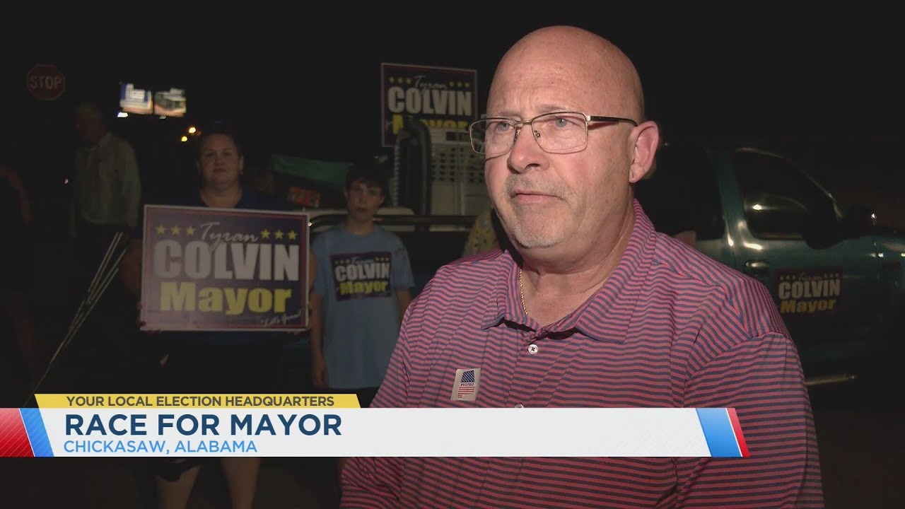 Tyran Colvin voted mayor-elect of Chickasaw - YouTube