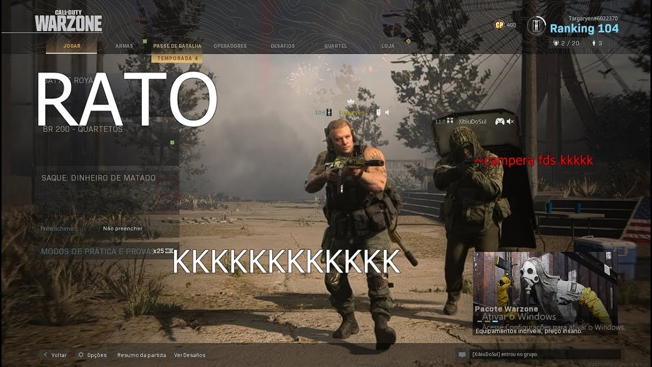 [COD Warzone] Tutorial de como ser rato KKK - YouTube