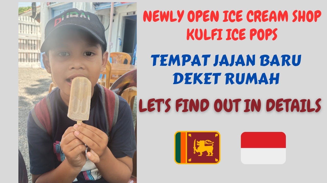 NEWLY OPENED | Kulfi Ice Pops | Es krim Sri Lanka | Ice Cream | Review ...