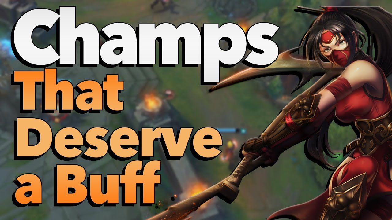 Top 10 Champions That Deserve a Buff or Rework in League of Legends ...