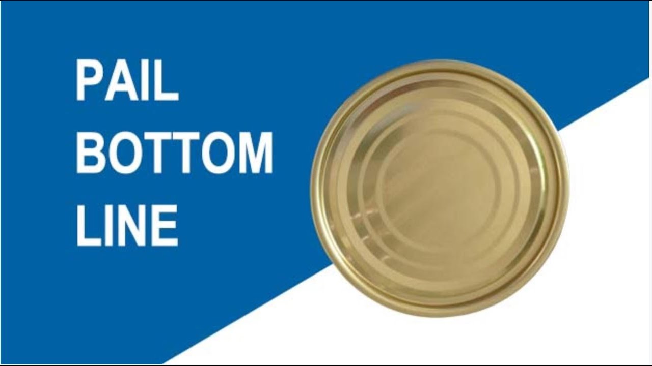 Automatic pail bottom production line - YouTube