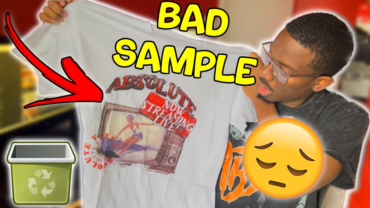 UNBOXING My Clothing Brand T SHIRT Samples - YouTube