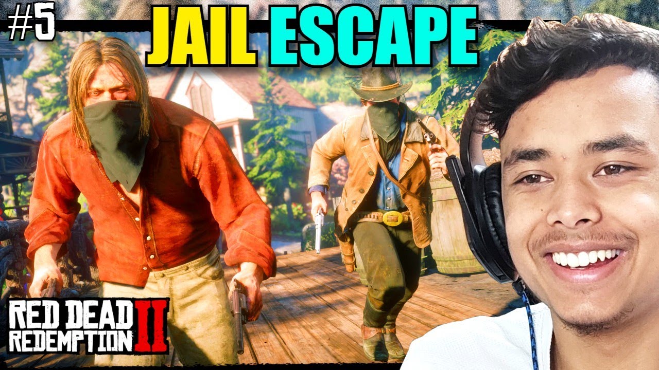 SAVING MICAH FROM JAIL | RED DEAD REDEMPTION #5 - YouTube