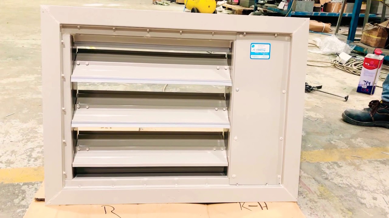 Motorized Louver - YouTube