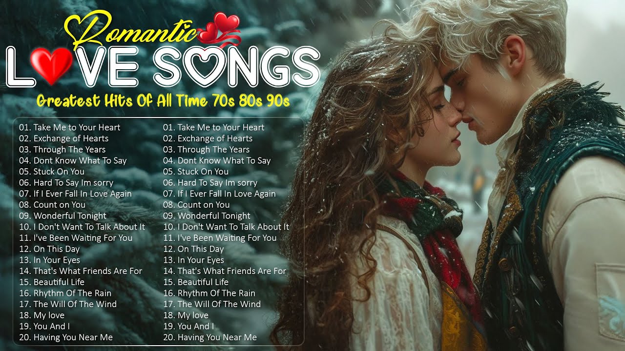 Best Duets Songs Male And Female 80's 90's ( Lyric ) 💗 50 Romantic Duet ...