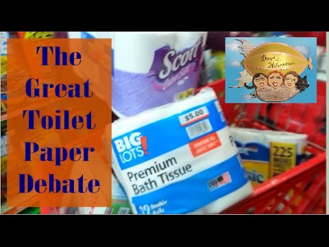 The Great Toilet Paper Debate ~ Days of Adventure - YouTube