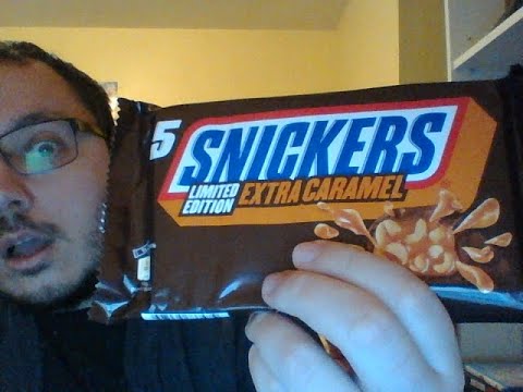 Snickers limited edition extra caramel - YouTube