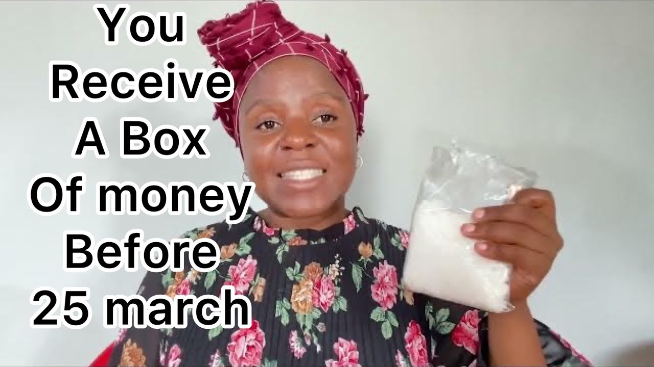 You Receive a box of money in one hour - money solution - YouTube