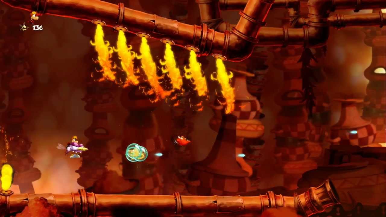 Rayman Legends 100% Walkthrough Part 54 - Gourmand Land - Aim for the ...