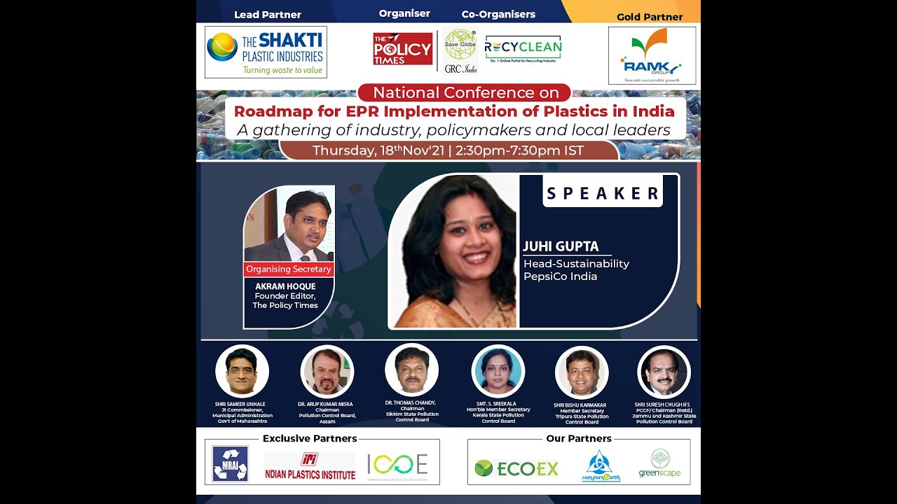 Ms. Juhi Gupta, Head-Sustainability, PepsiCo India delivering his ...