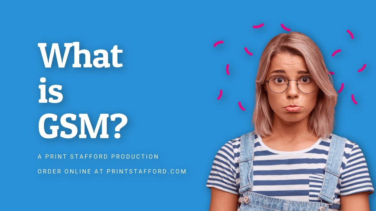 What is GSM in printing? - YouTube