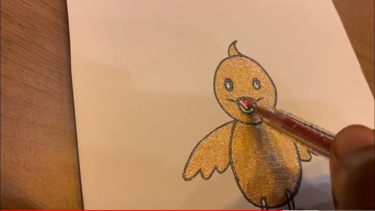 Chick drawing step by step | Kids Art # 15 | Pleasant Babies - YouTube
