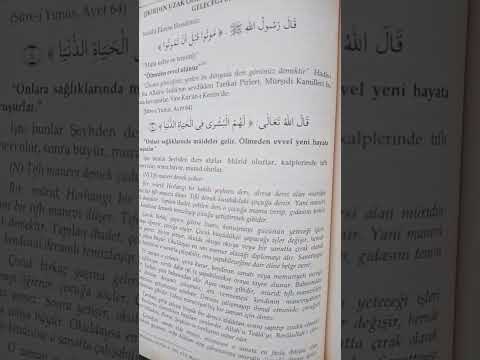 Müridin yetişmesi hakkında hacı Muhammed Bilal nadir hazretleri