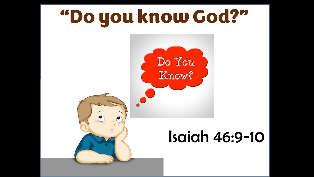 Do You Know God - YouTube
