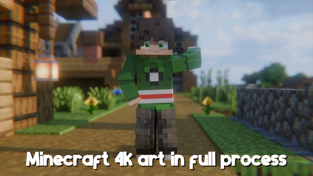 How I Made This Minecraft Art Scene Step by Step! - YouTube