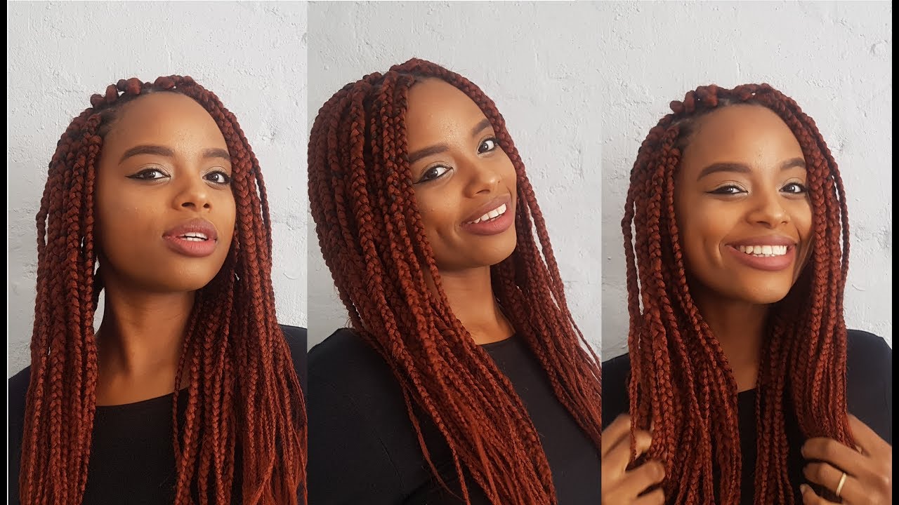 HOW TO| BOX BRAID TUTORIAL, BRAID PREPARING & HAIR REVIEW - YouTube