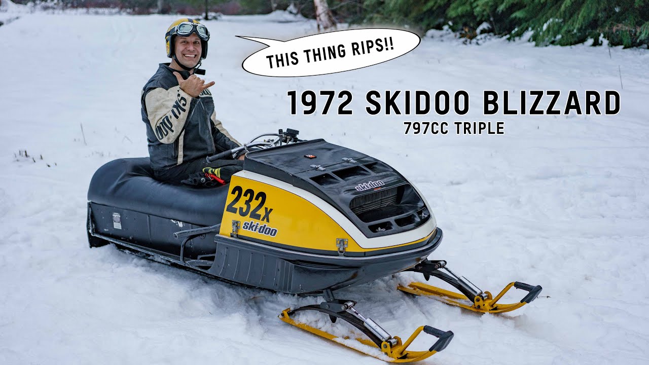 The 1972 Ski-Doo Blizzard: A Snowmobile Revolution - YouTube