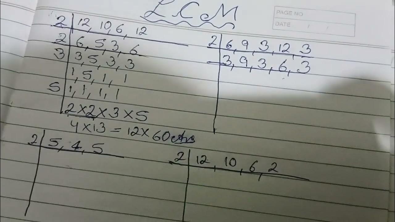 how to learn L C M - YouTube