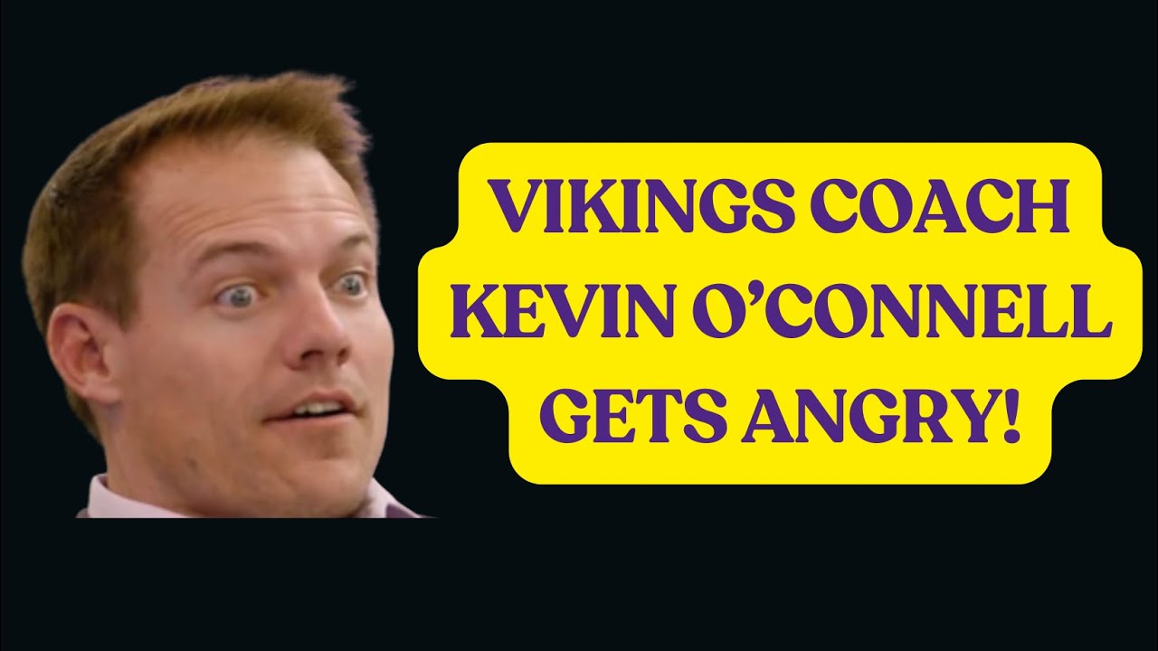 Kevin O'Connell GETS ANGRY in Minnesota Vikings locker-room - YouTube