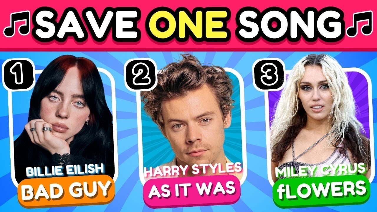 SAVE ONE SONG 🎵 | Iconic Singers and Hits 👑 | Pick Your Favorite Tune 🔊 ...