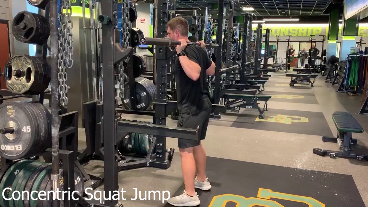 Concentric Squat Jump - YouTube