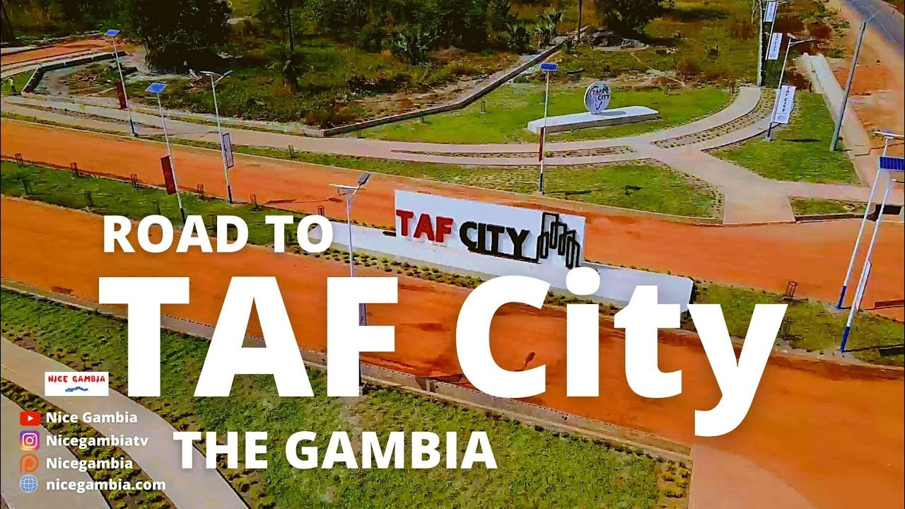 Brikama to TAF City The Gambia Cities and Towns - YouTube