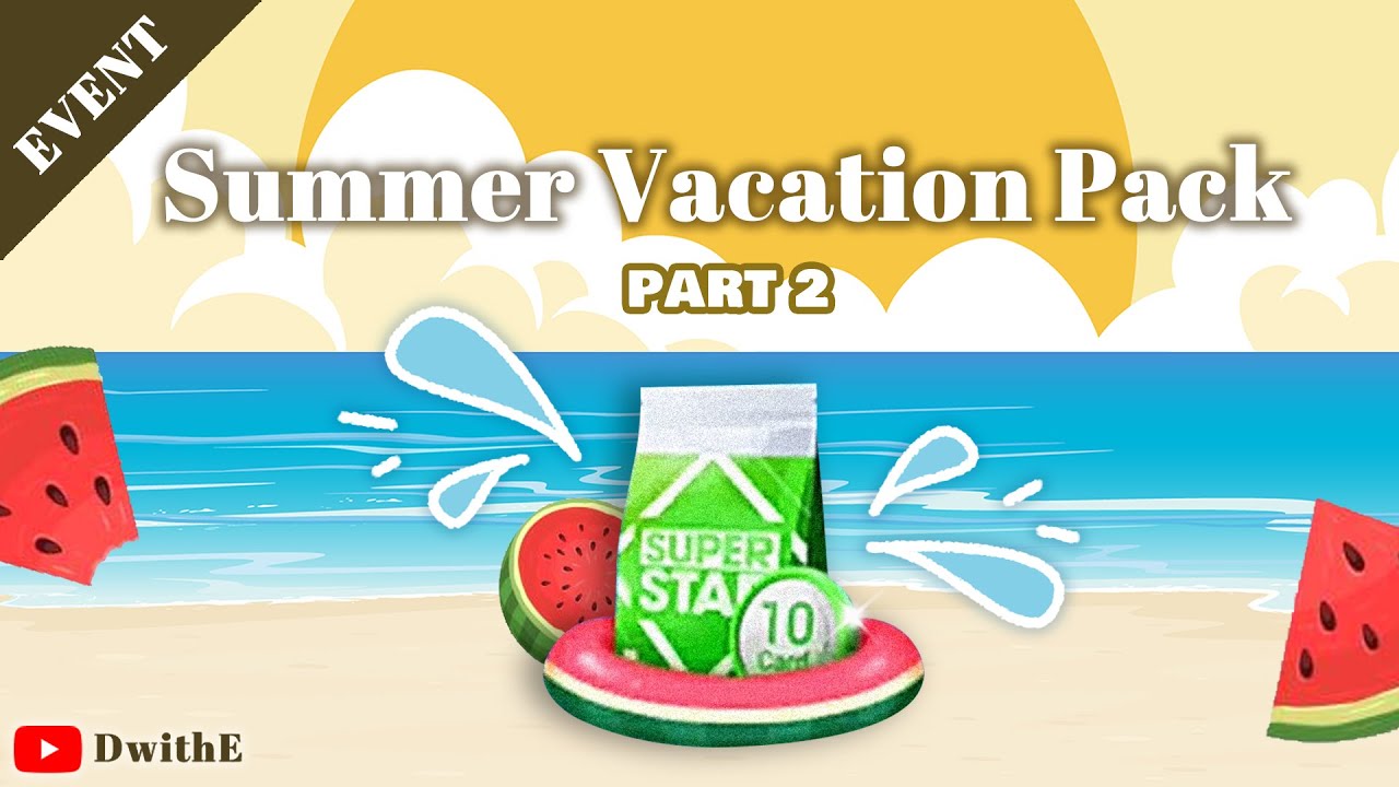 Summer Vacation Pack 😎 Card Packs Opening: Part 2 🍉｜SuperStarSMTOWN 🎶 ...