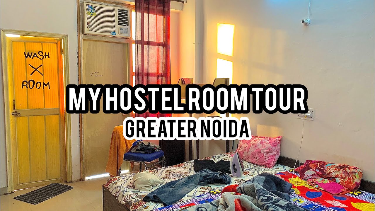 My Hostel Room Tour | AB Hostel, Greater Noida 😄 - YouTube