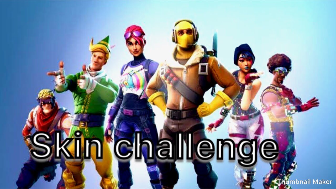 Fortnite skin challenge - YouTube