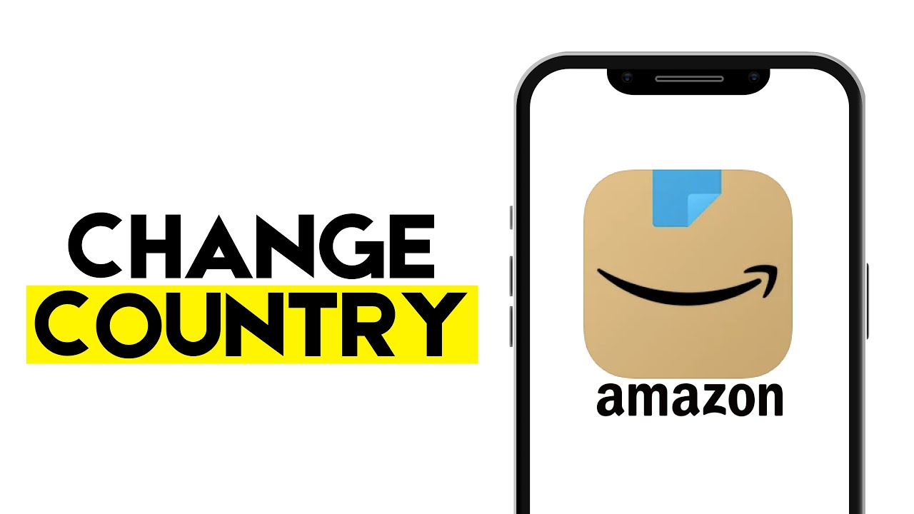 How to Change Coundry/Region on Amazon App - YouTube