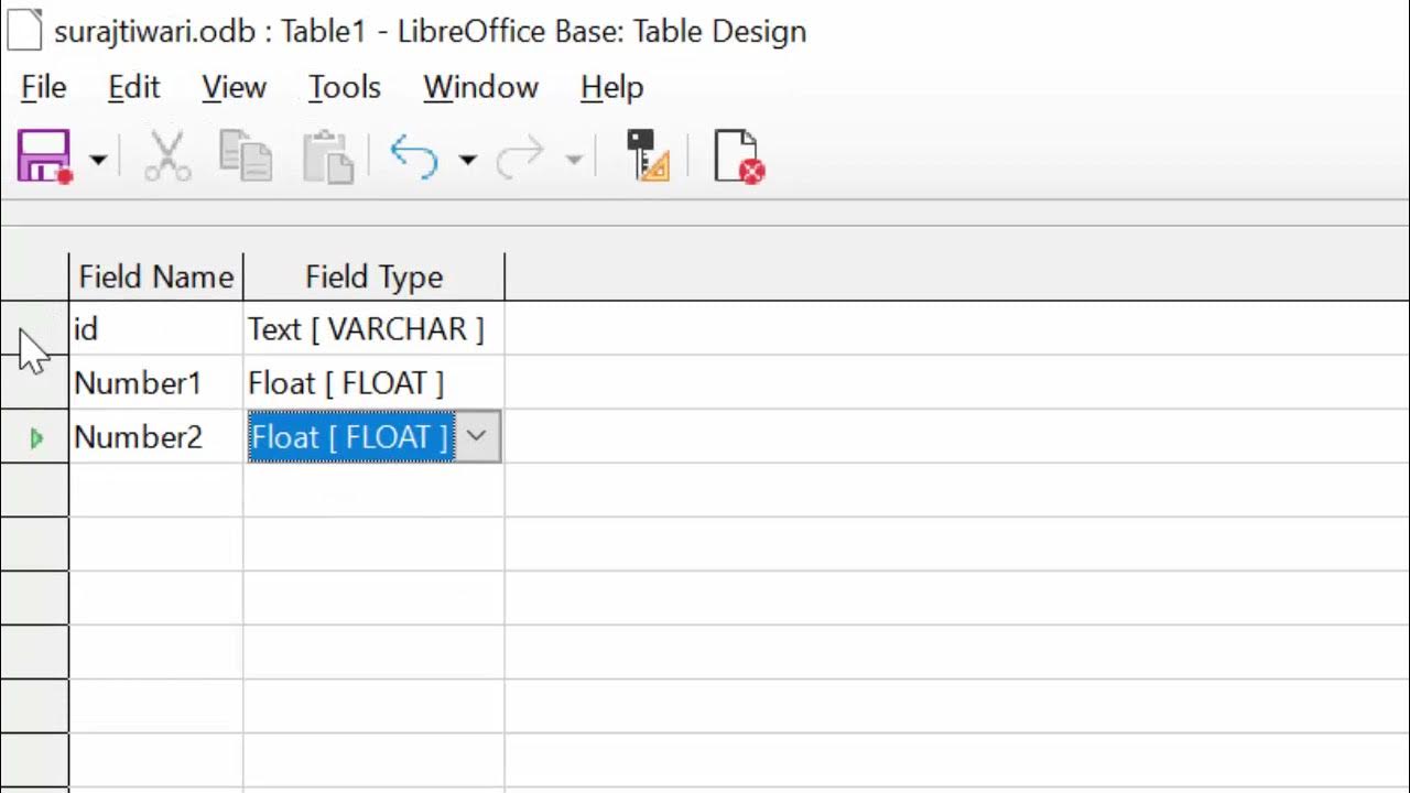 How to use float data type in Libre office Base@COMPUTEREXCELSOLUTION - YouTube