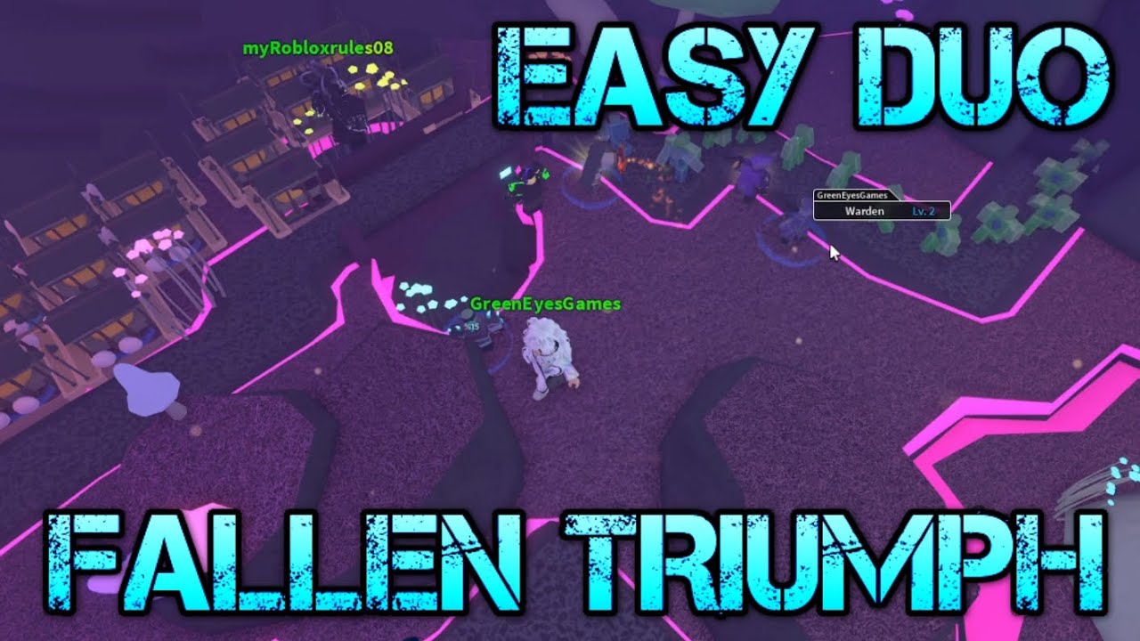 Easy Duo Fallen Triumph on Fungi Island - Tower Defense Simulator - YouTube