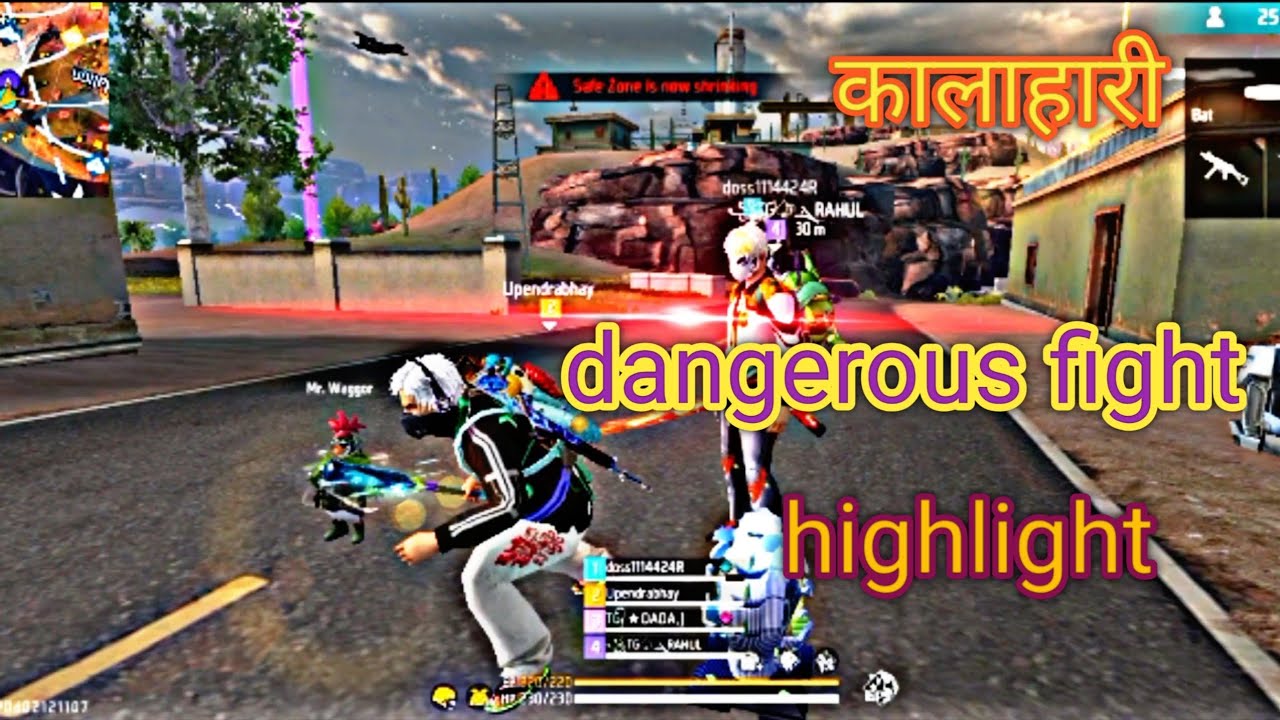 dangerous fight free fire highlights//free fire video gaming/mafia ...