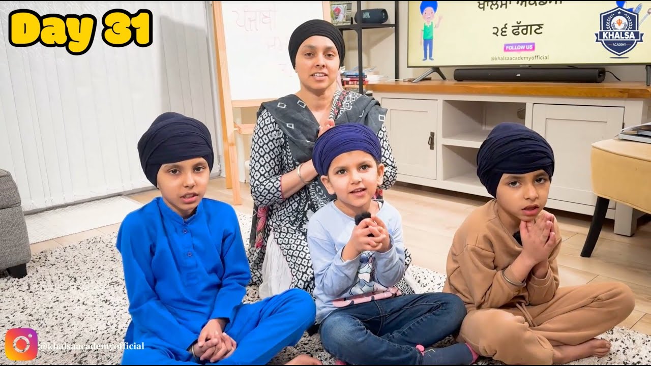 Day 31 Punjabi Learning Challenge I Khalsa Academy I Punjabi Classes I Learn Punjabi I Muharni ...