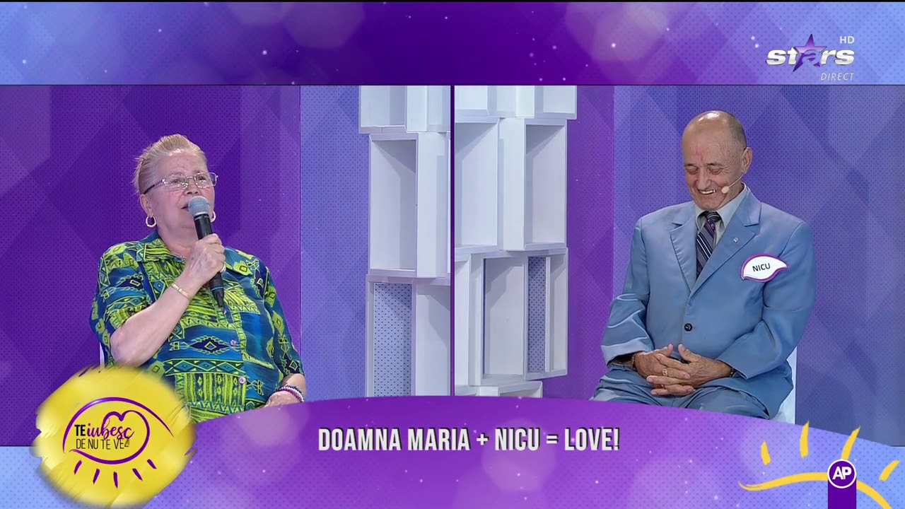 Doamna Maria și Nicu, la „Denutevezi”. Vor dori cei doi să se cunoască ...